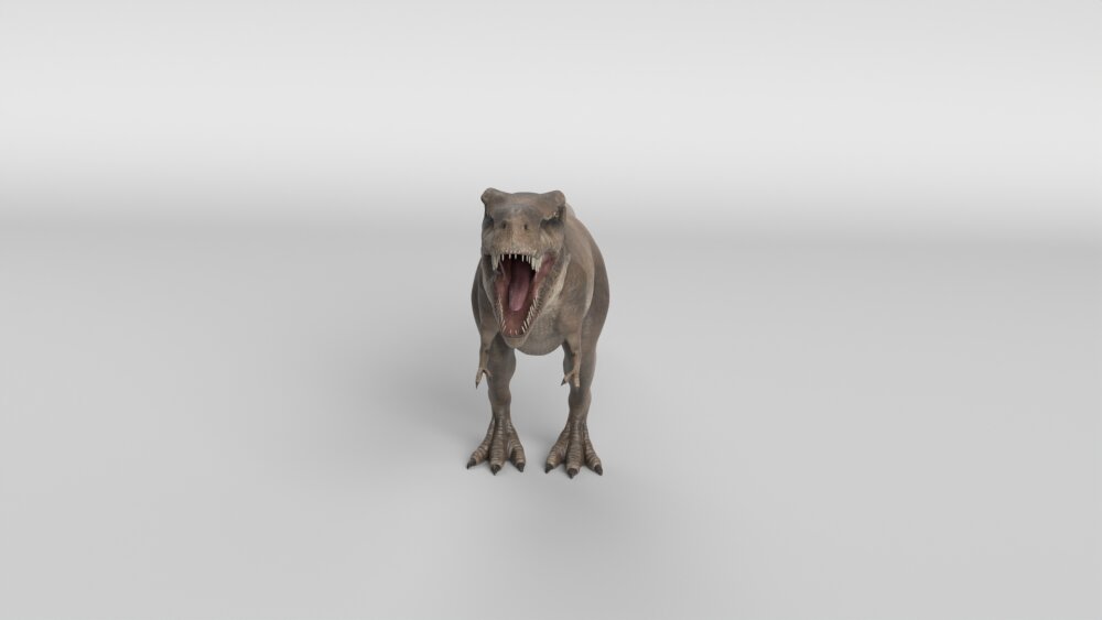 Tyrannosaurus Rex with Realistic Texture and Detailing 3D model ...