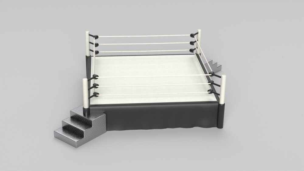 Wrestling Ring 3D model - Download Sports Equipment on 3DModels.org