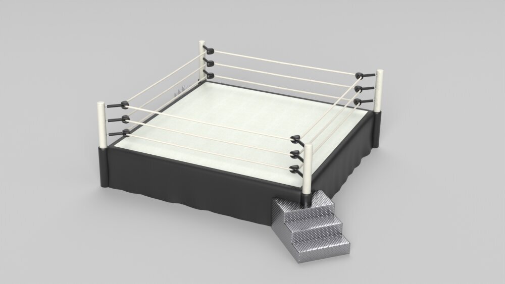 Wrestling Ring 3D model - Download Sports Equipment on 3DModels.org