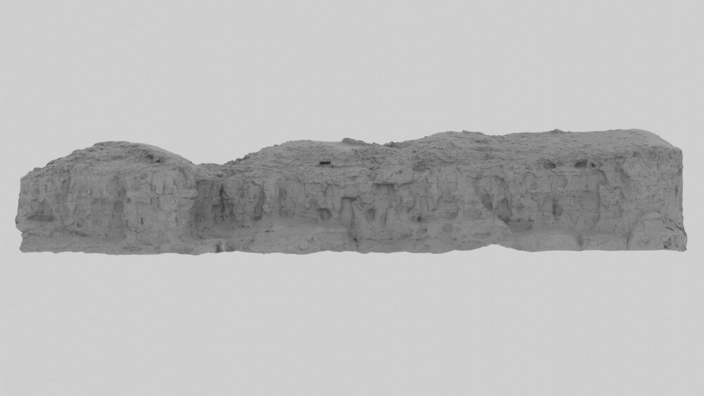 Rocky Terrain with Stratified Layers 3D model - Download Landscapes on ...