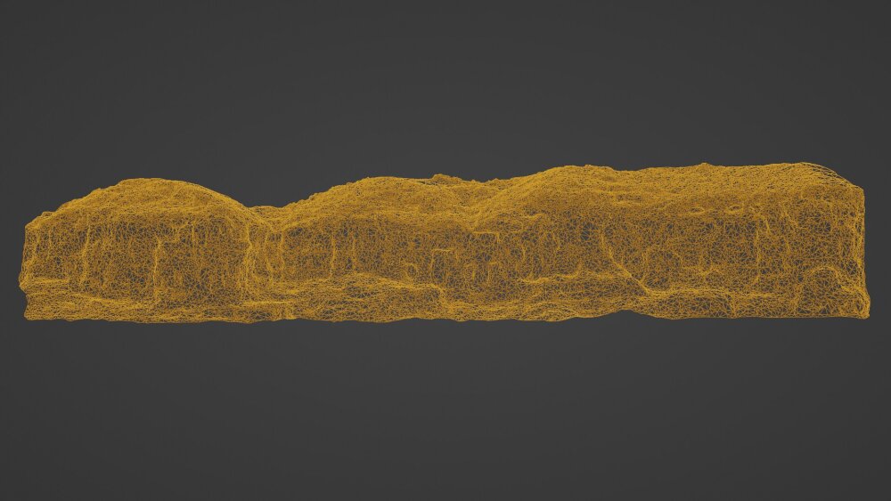 Rocky Terrain with Stratified Layers 3D model - Download Landscapes on ...