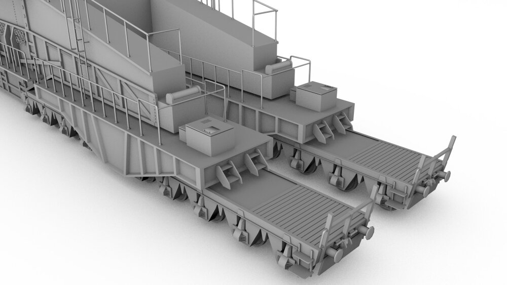 Schwerer Gustav Railway Gun 3D model - Download Gun on 3DModels.org