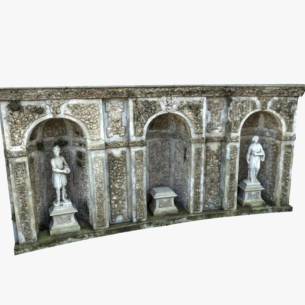 Statues in Niches Italy 3D model - Download Sculptures on 3DModels.org