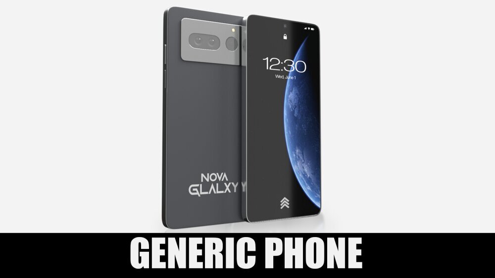 Smartphone Generic 3D model - Download Phones on 3DModels.org
