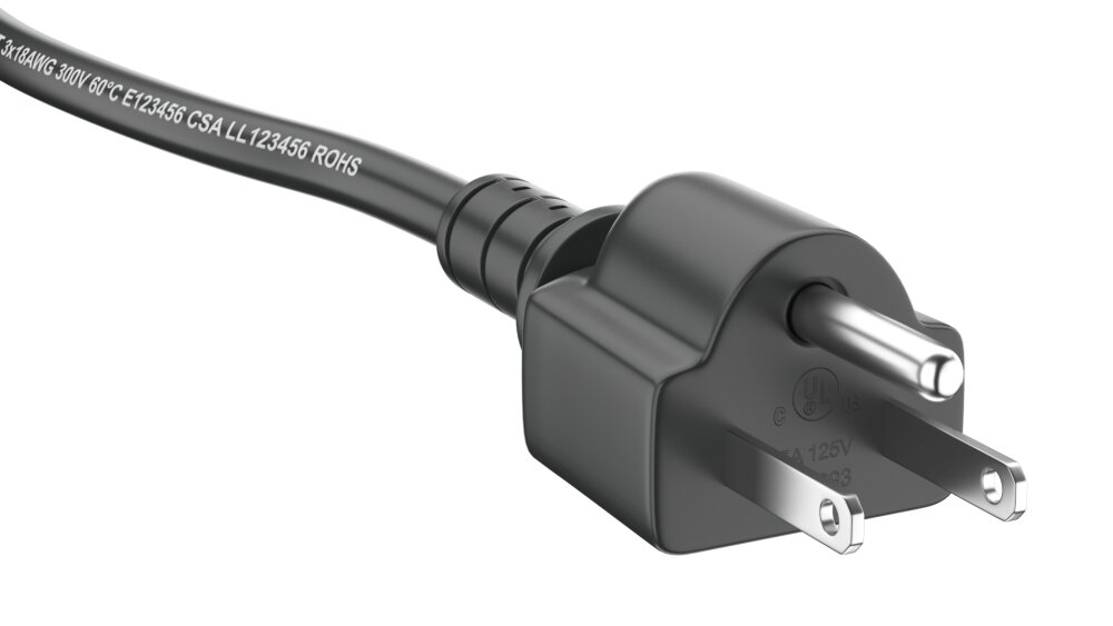 PC Power Cord 3D model - Download Computer Accessories on 3DModels.org