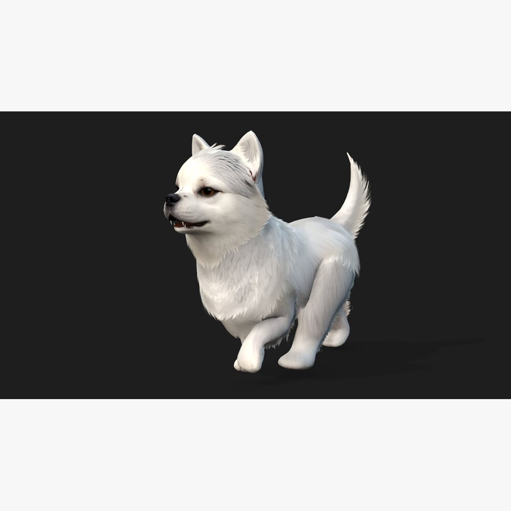 Dog A1 3D模型 - 下载 哺乳动物 on 3DModels.org