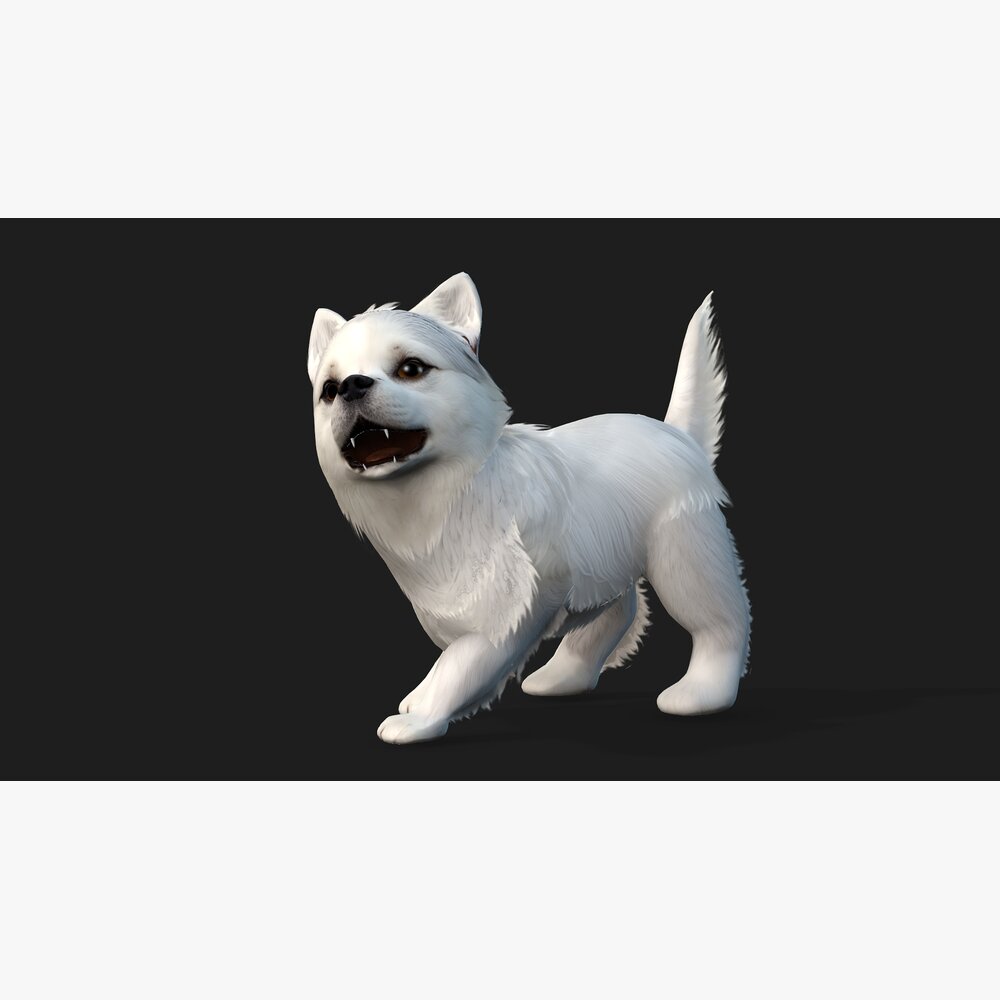 Dog A1 3D模型 - 下载 哺乳动物 on 3DModels.org