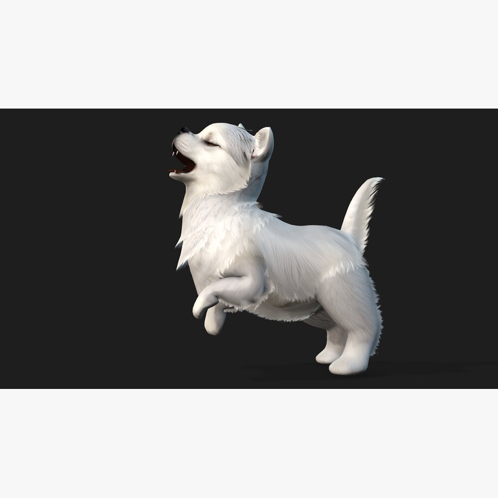 Dog A1 3D模型 - 下载 哺乳动物 on 3DModels.org