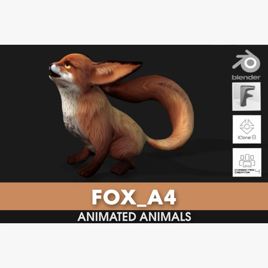 Fox 3D Models Download - 3DModels.org