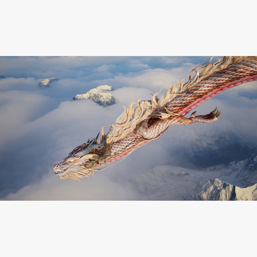 Majestic Dragon 3D model - Download Mythological creatures on 3DModels.org