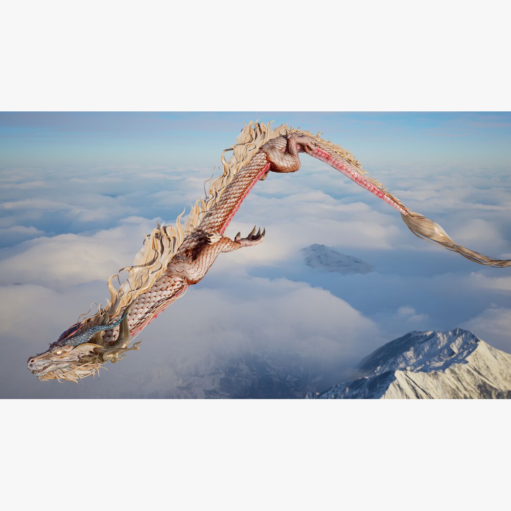 Majestic Dragon 3D model - Download Mythological creatures on 3DModels.org