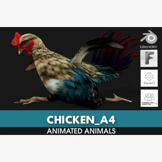 Chicken 3D Models Download - 3DModels.org