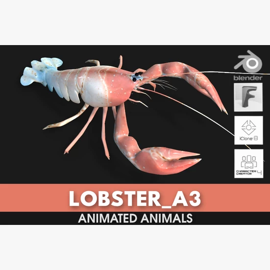 Lobster 3D 모델 다운로드 - 3DModels.org