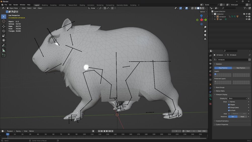 Capibara A2 Modelo 3D - Descargar Mammalia on 3DModels.org
