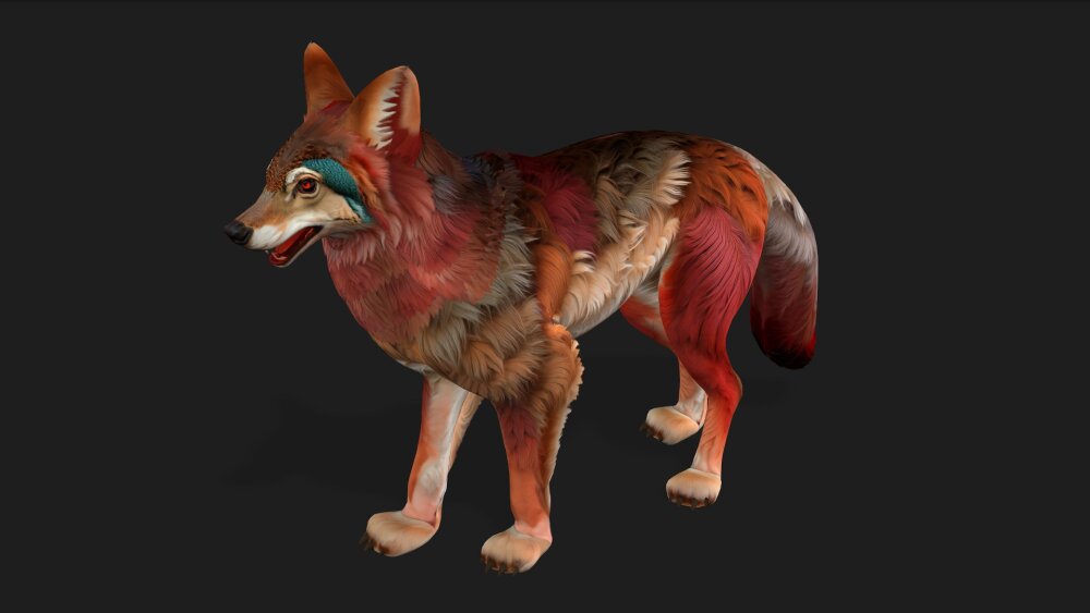 Lobo Animado Modelo 3D - Descargar Mammalia on 3DModels.org