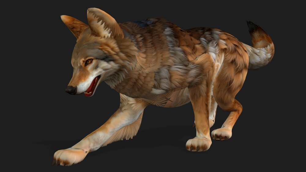 Lobo A2 Modelo 3D - Descargar Mammalia on 3DModels.org