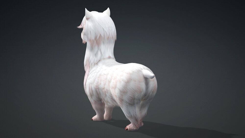 Alpaca A2 Modelo 3D - Descargar Mammalia activado 3DModels.org