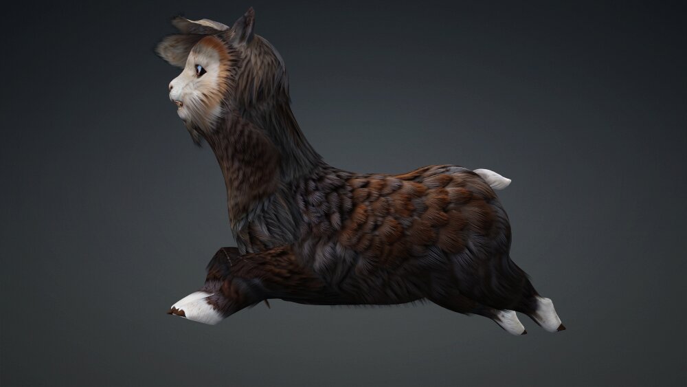 Alpaca A3 Modelo 3D - Descargar Mammalia on 3DModels.org