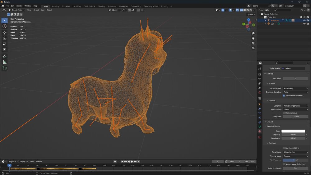 Alpaca A3 Modelo 3D - Descargar Mammalia on 3DModels.org