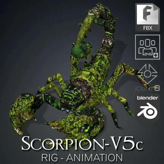 Scorpion 3D Models Download - 3DModels.org