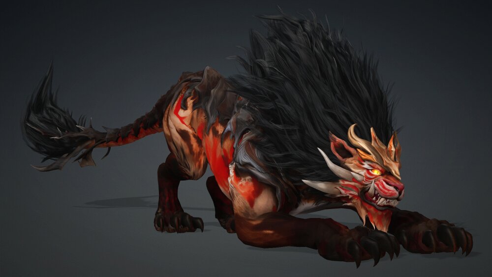 Tiger Monster A1 3D model - Download Mammals on 3DModels.org
