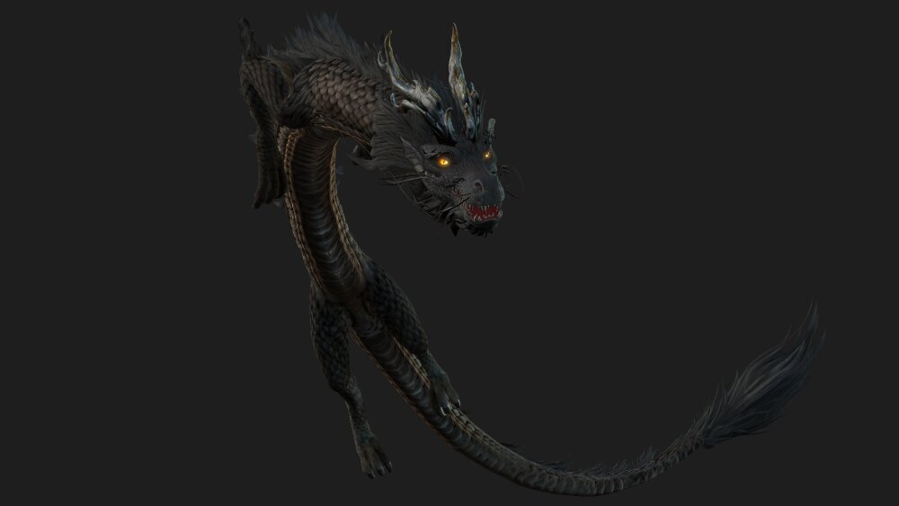 Dragon C1 3D model - Download Reptile on 3DModels.org