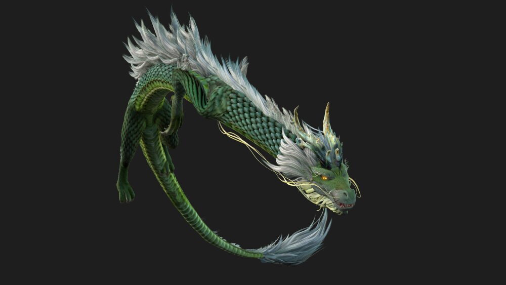 Dragon C4 3D model - Download Reptile on 3DModels.org