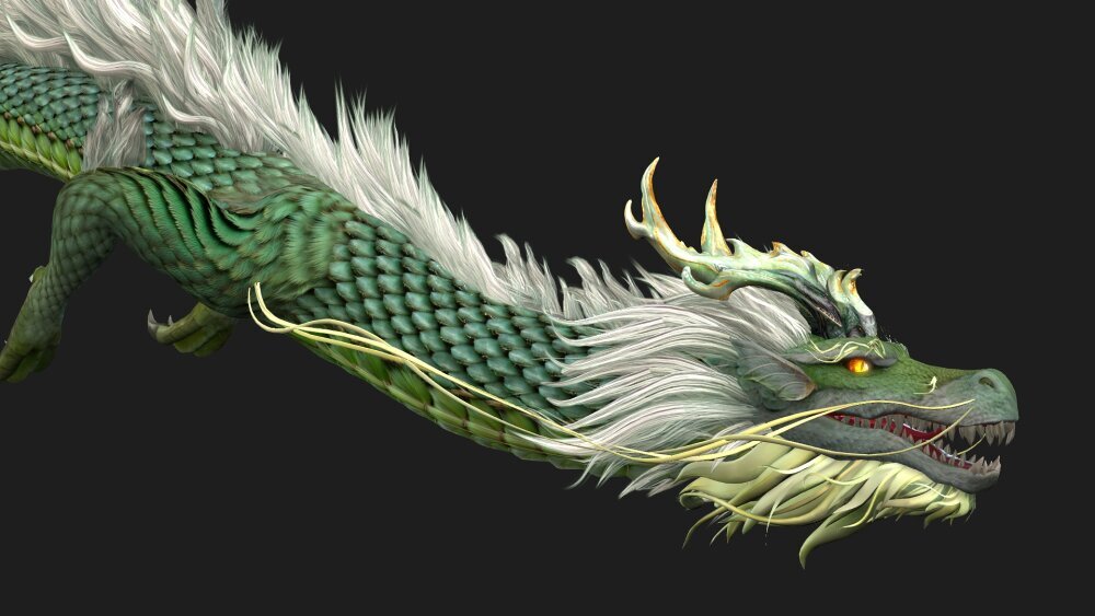 Dragon C4 3D model - Download Reptile on 3DModels.org