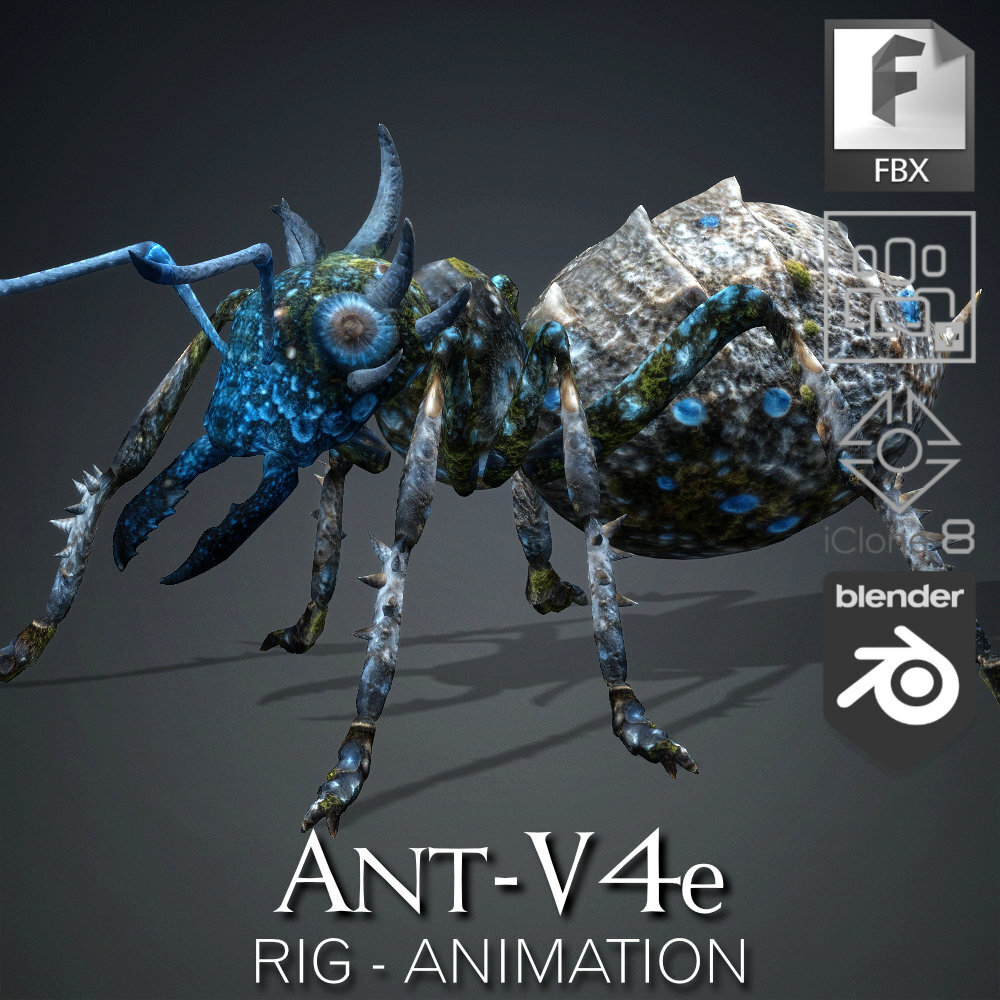 Ant V4e Modelo 3D - Descargar Insectos on 3DModels.org