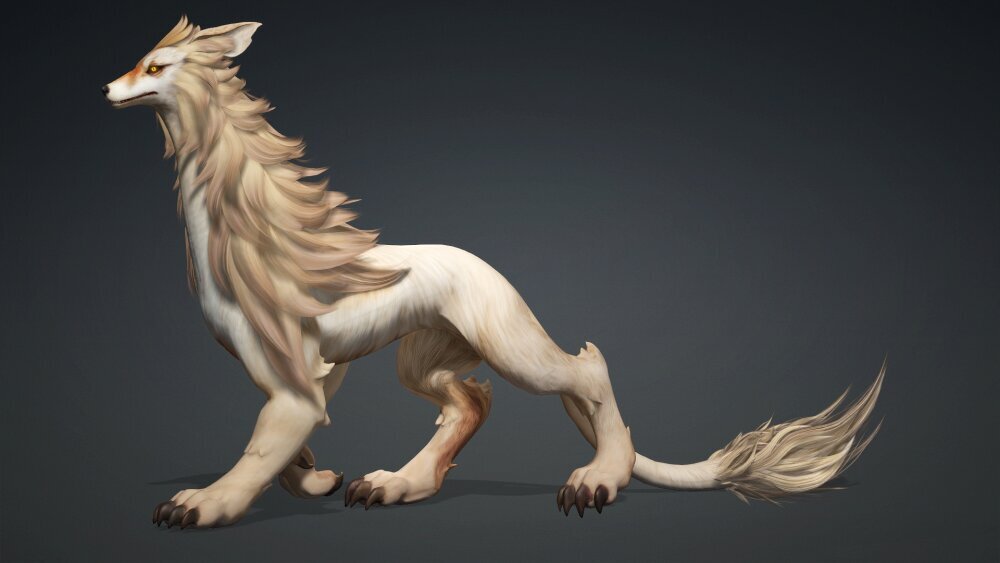 Divine Wolf A1 3D model - Download Mythological creatures on 3DModels.org
