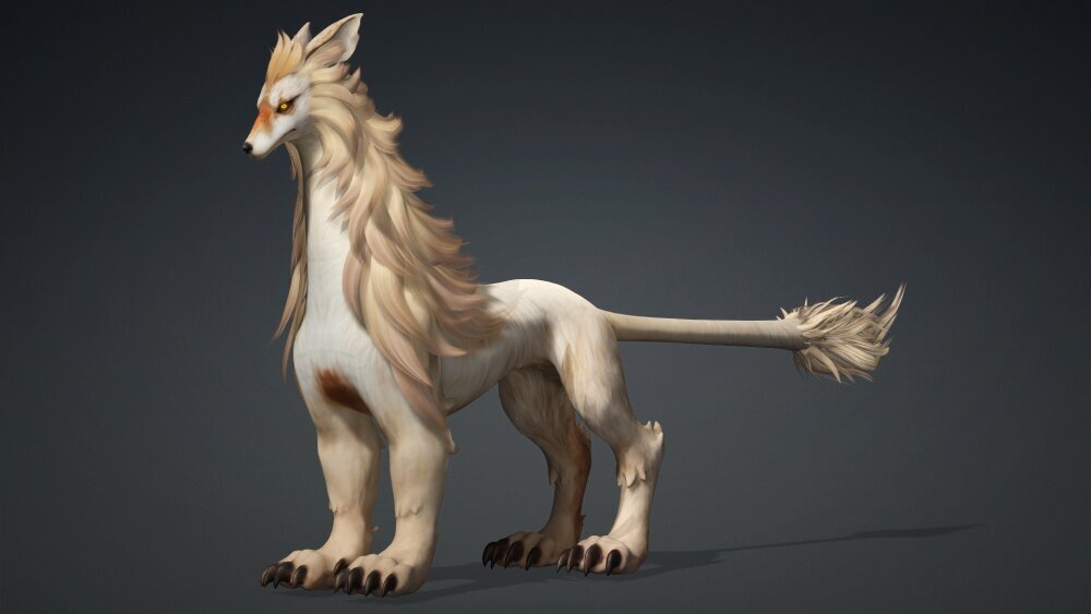 Divine Wolf A1 3D model - Download Mythological creatures on 3DModels.org