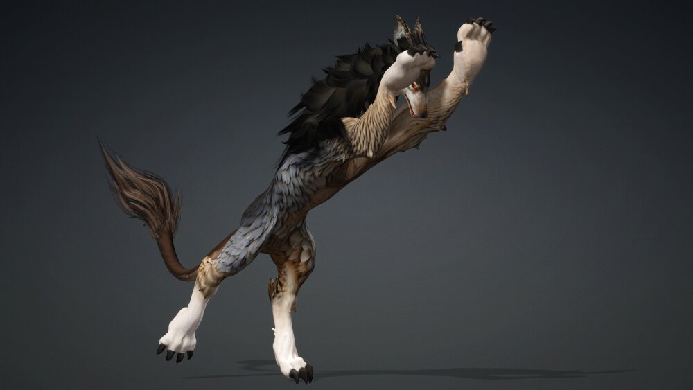 Divine Wolf A4 3D model - Download Mythological creatures on 3DModels.org