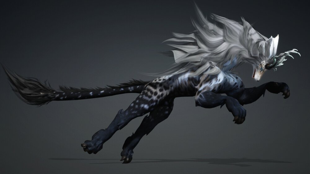 Divine Wolf B1 3D model - Download Mythological creatures on 3DModels.org