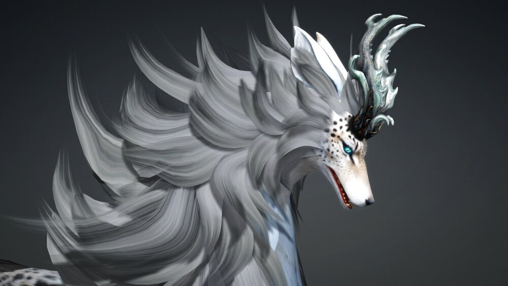 Divine Wolf B1 3D model - Download Mythological creatures on 3DModels.org
