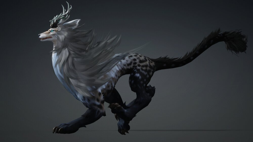 Lobo Divino Modelo 3D - Descargar Criaturas mitológicas on 3DModels.org