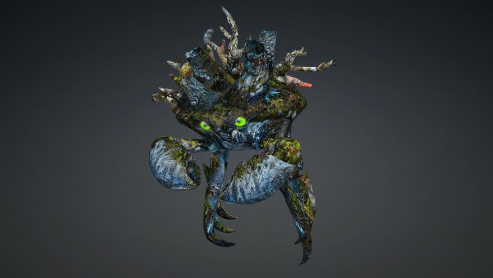 Crab Monster V2c 3D model - Download Mythological creatures on 3DModels.org