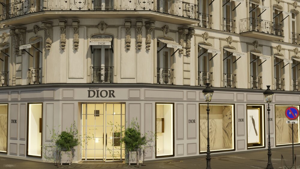 Dior Shop Paris 3D model - Download Buildings on 3DModels.org