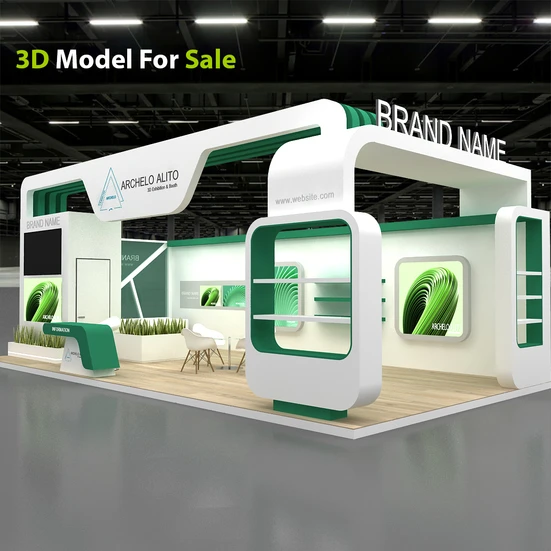 Exhibition booth 3D Models Download - 3DModels.org