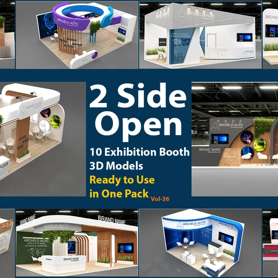 Exhibition booth 3D Models Download - 3DModels.org