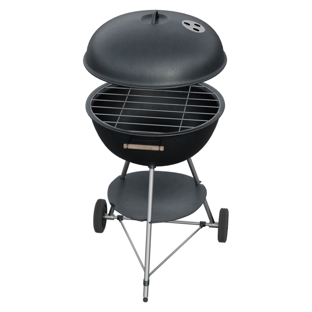 Barbecue Rond Style Weber Modèle 3D - Télécharger Appareils ménagers ...