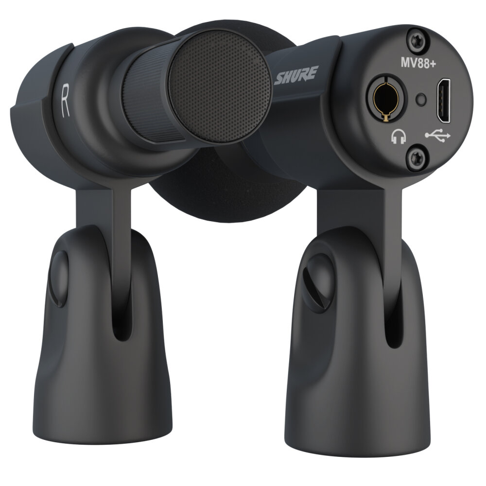 Microphone Shure Mv88 Usb 3D model - Download Audio Devices on 3DModels.org