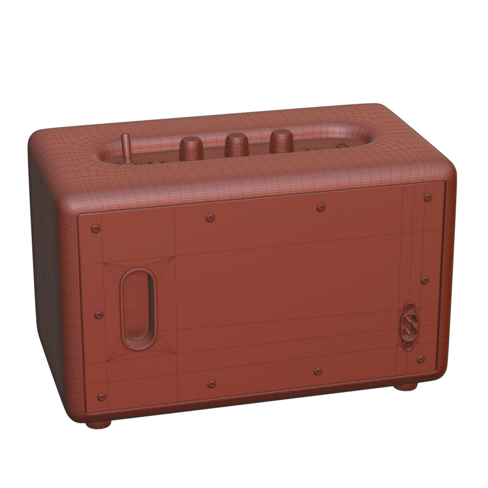 Speaker Marshall Acton 3 3D model - Download Audio Devices on 3DModels.org