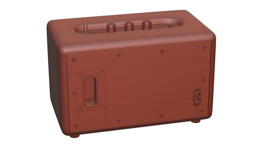 Speaker Marshall Acton 3 3D model - Download Audio Devices on 3DModels.org