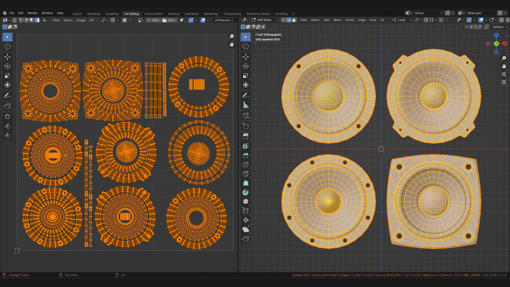 Powerful Speaker Dinamic Set Mid Frequency 3D model - Download Audio ...