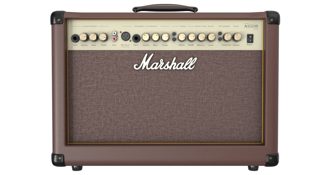 Marshall Acoustic Soloist As50d. Combo For Acoustic Guitars 3D model ...