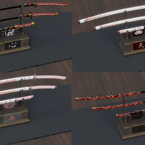 Katana 3D Models Download - 3DModels.org