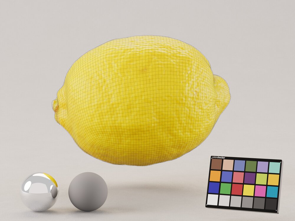 Lemon Photoscan 3D model - Download Fruit on 3DModels.org