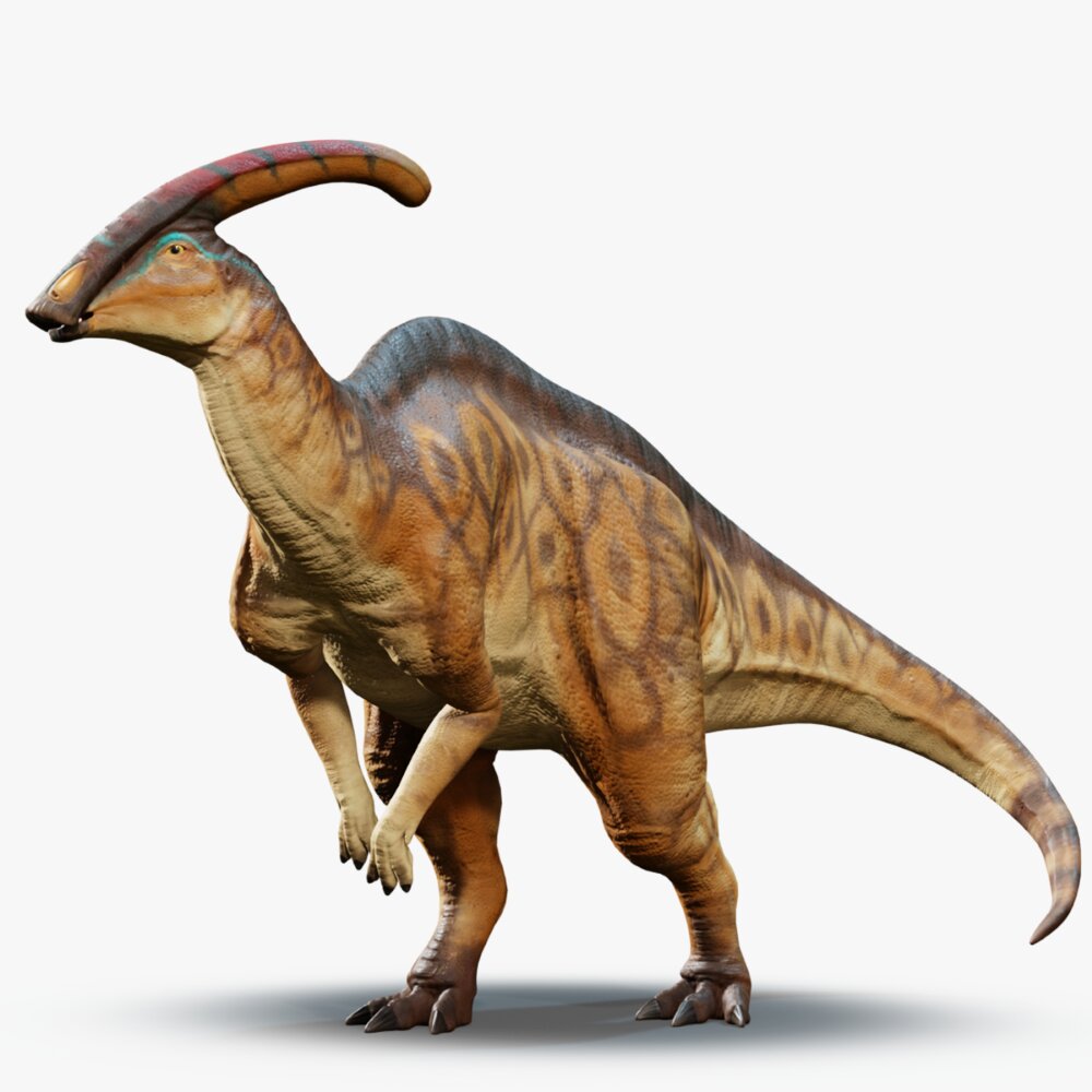 Parasaurolophus 3D model - Download Dinosaur on 3DModels.org
