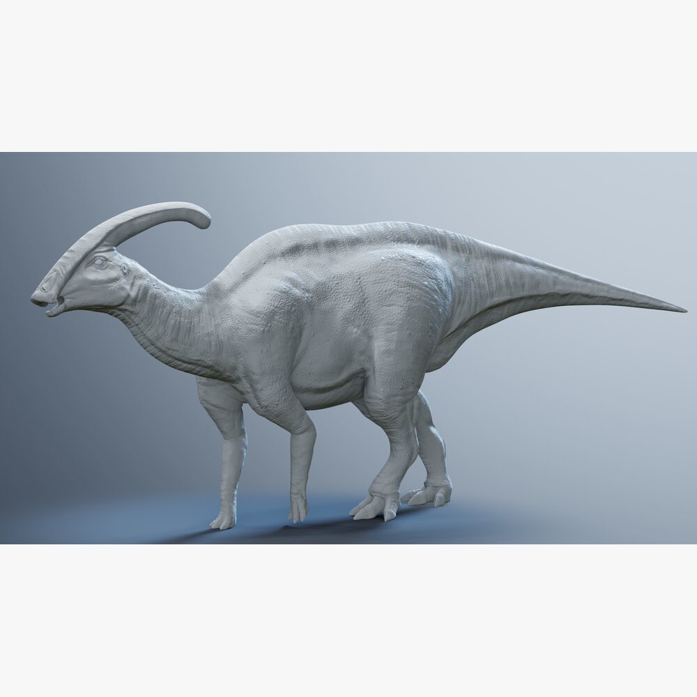 Parasaurolophus 3D model - Download Dinosaur on 3DModels.org