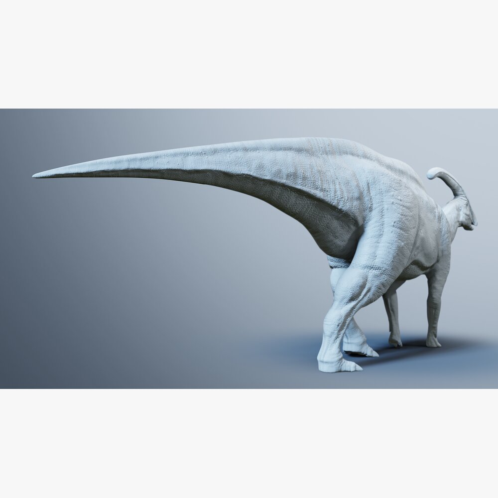 Parasaurolophus 3D model - Download Dinosaur on 3DModels.org
